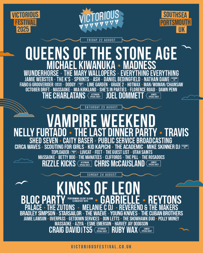Line up - Victorious Festival